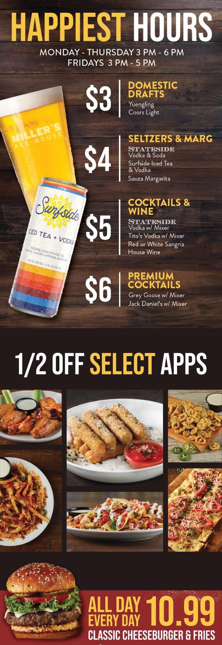 Happiest Hours - Miller's Ale House